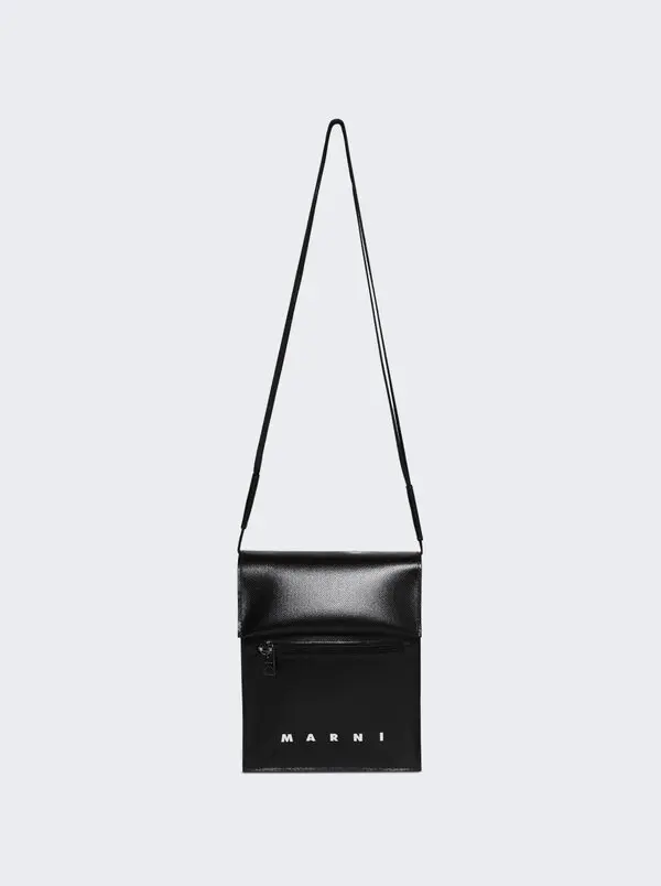 Marni Pouch On Strap - Black