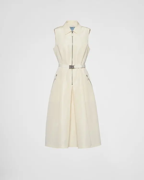 Prada Faille Midi Dress