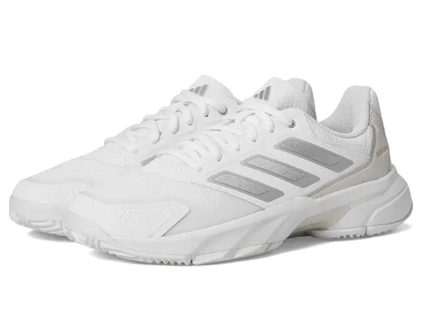 Adidas Courtjam Control 3 Tennis Shoes - White