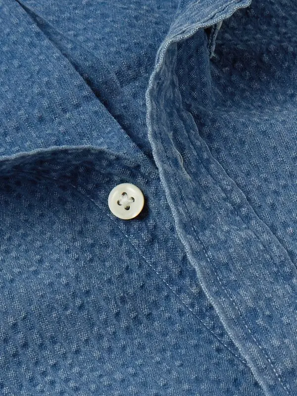 Polo Ralph Lauren Cotton-seersucker Shirt - Blue