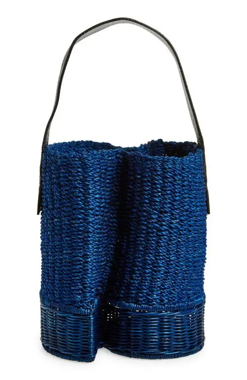 Sacai Small S-basket Woven Raffia