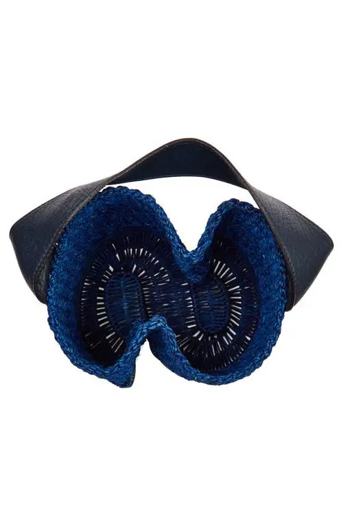 Sacai Small S-basket Woven Raffia