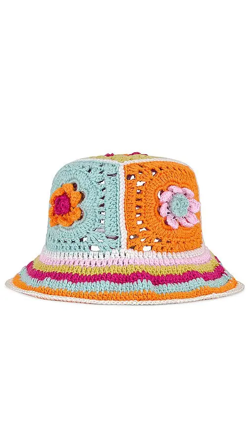 My Beachy Side Crochet Hat In Multi - 30% Off | Editorialist display picture 1