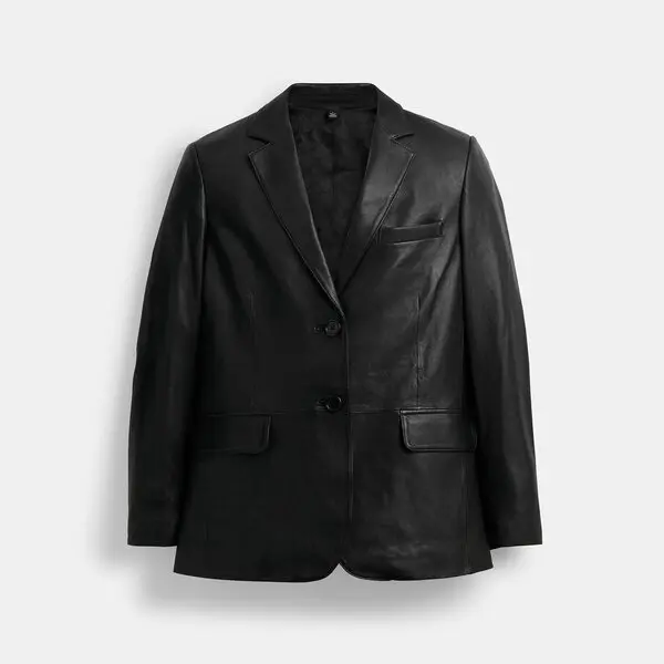 COACH Leather Blazer
