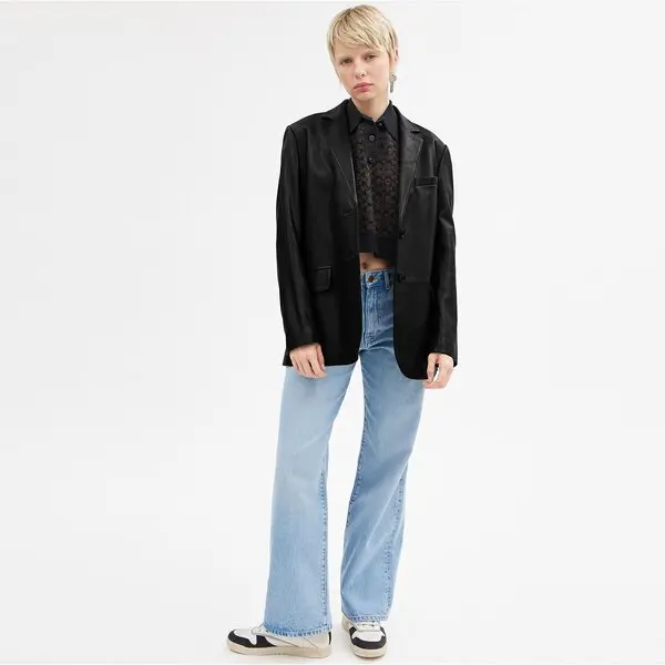 COACH Leather Blazer