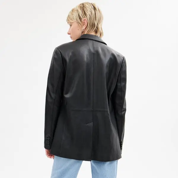 COACH Leather Blazer
