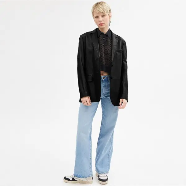 COACH Leather Blazer