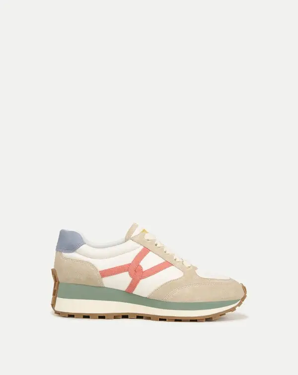 Veronica Beard Valentina Sneaker Coconut