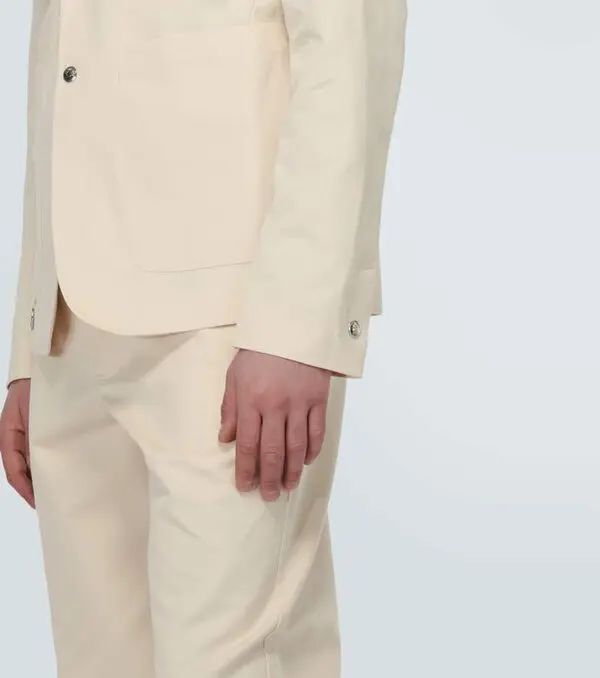 Jacquemus La Veste Jean Cotton And Linen Blazer
