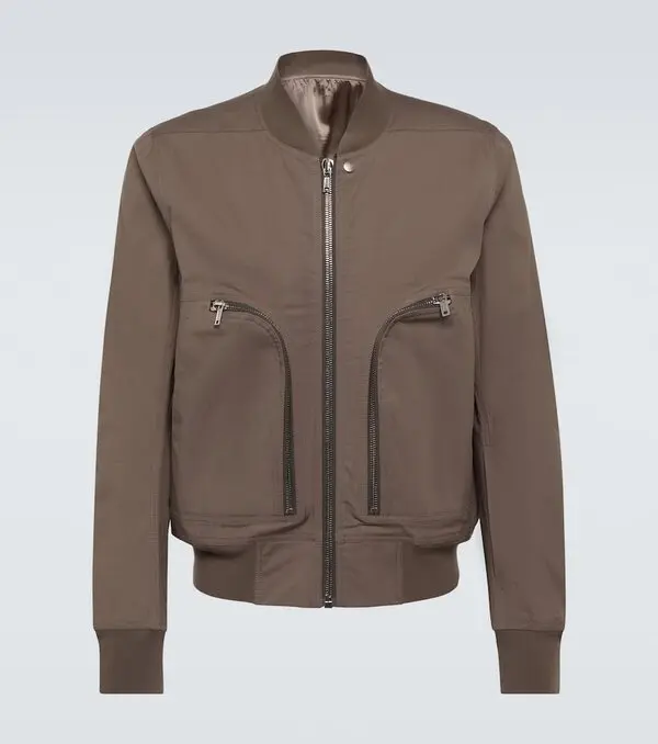 Rick Owens Bauhaus Flight Bomber Jacket - Brown