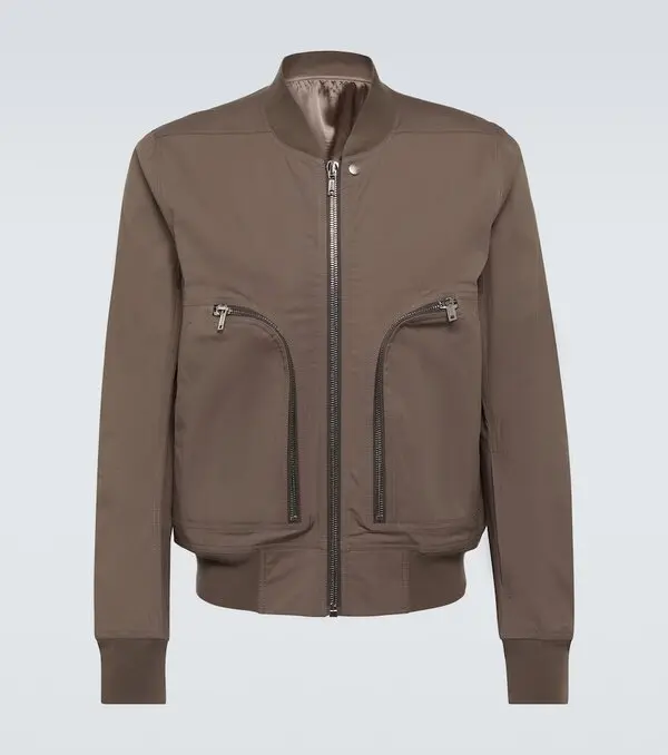 Rick Owens Bauhaus Flight Bomber Jacket - Brown
