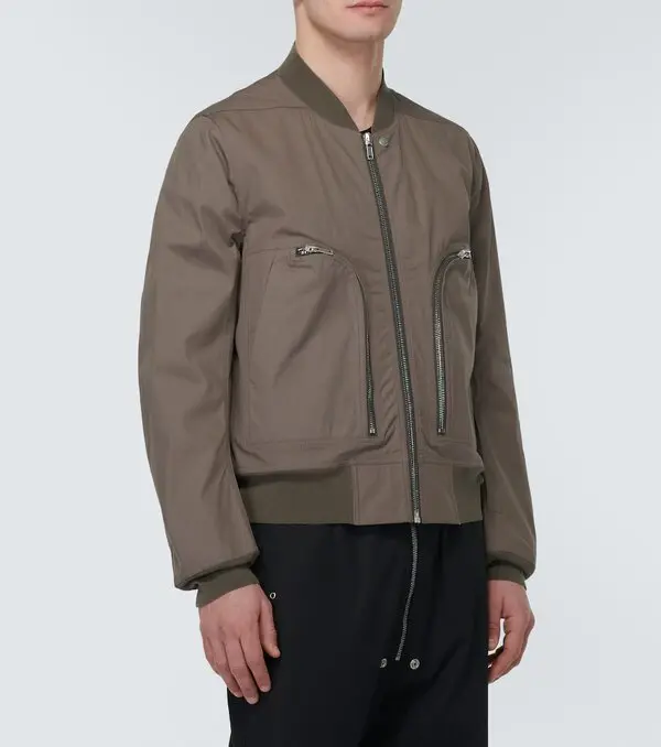 Rick Owens Bauhaus Flight Bomber Jacket - Brown