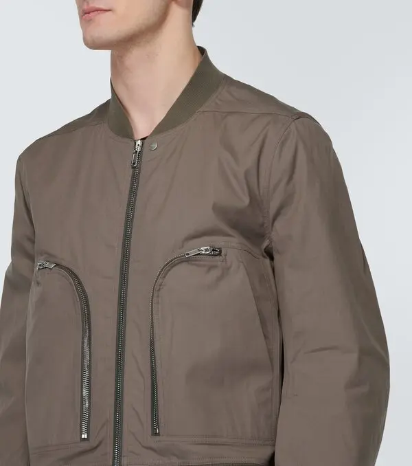 Rick Owens Bauhaus Flight Bomber Jacket - Brown