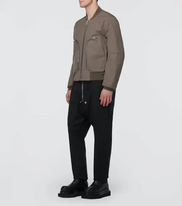 Rick Owens Bauhaus Flight Bomber Jacket - Brown