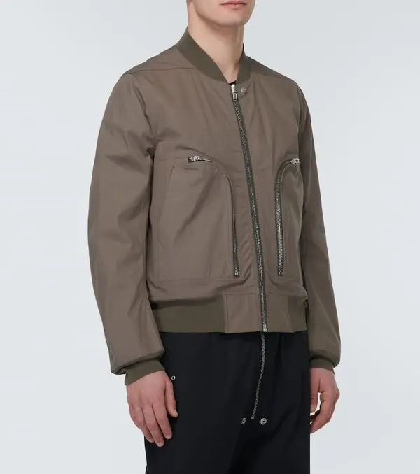 Rick Owens Bauhaus Flight Bomber Jacket - Brown