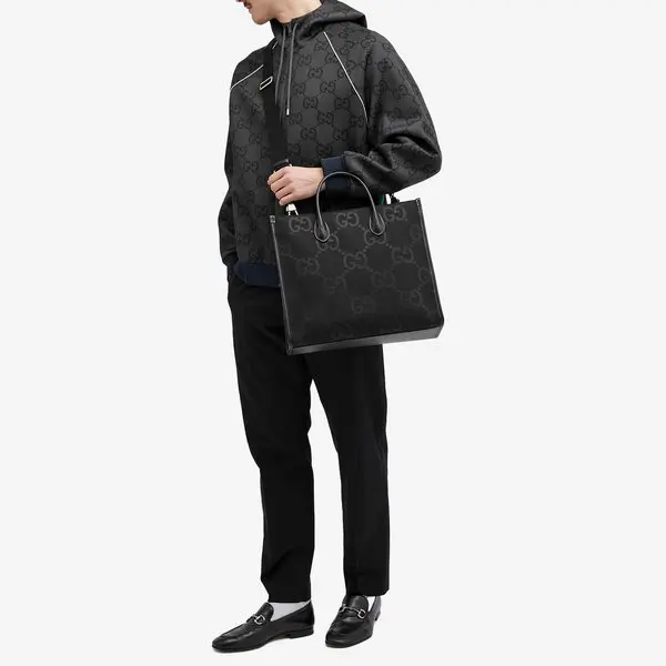 Gucci Jumbo Gg Canvas Tote Bag
