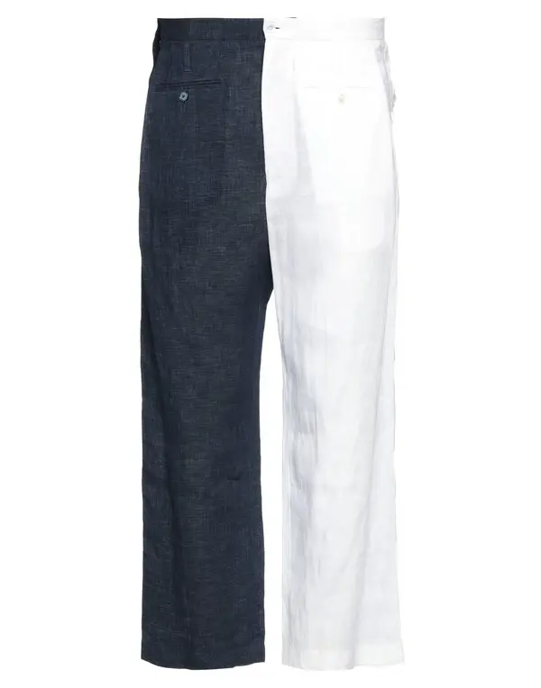 Dolce & Gabbana Linen Chinos - Blue