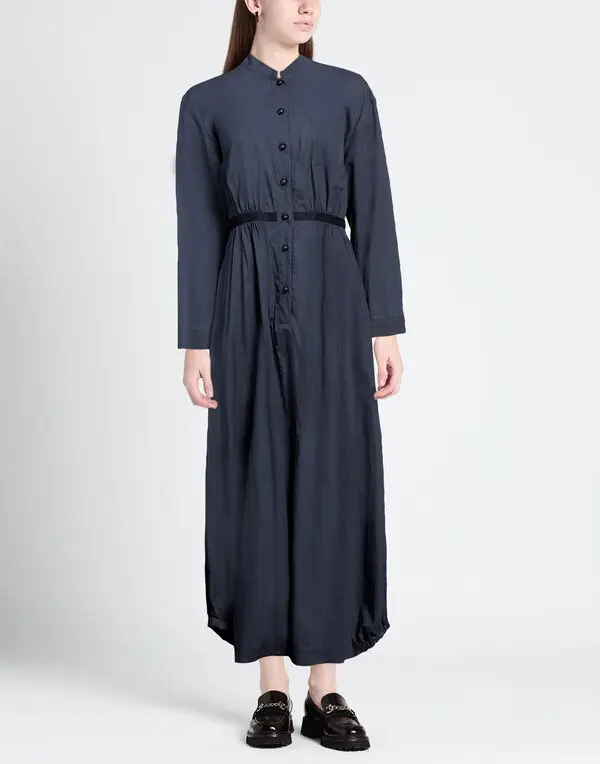 emporio armani shirt dress Emporio Armani Maxi Shirt Dress In Blue - 70% Off