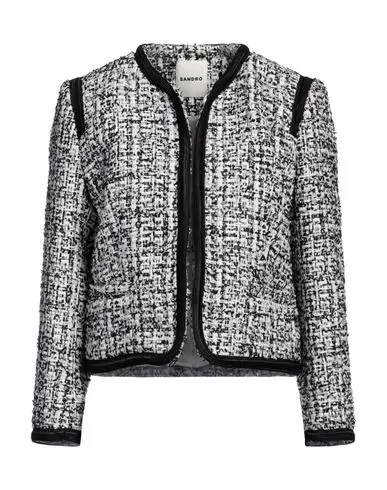 Sandro Tweed Lamé Blazer