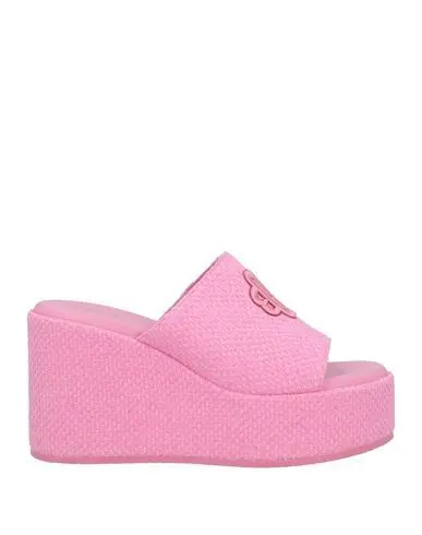 Maje Slide Wedge Sandals - Pink