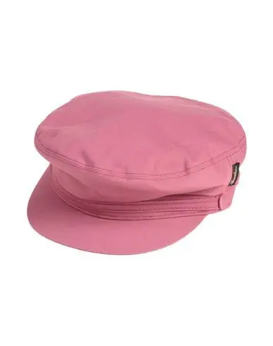 Borsalino Cotton Flat Cap - Pink