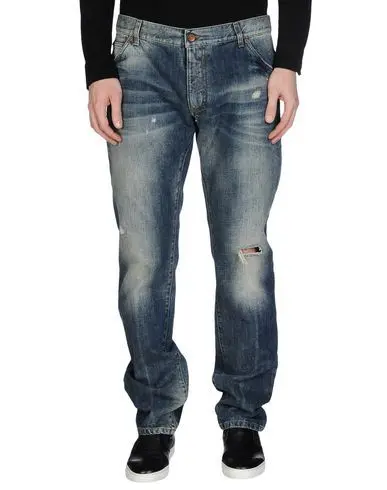 Dolce & Gabbana Cotton Straight-leg Jeans - Blue
