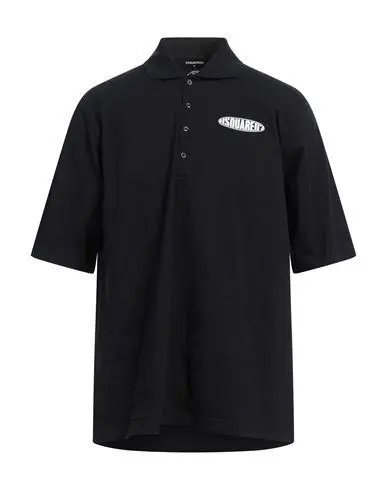 Dsquared2 Polo Shirt Size Cotton - Black