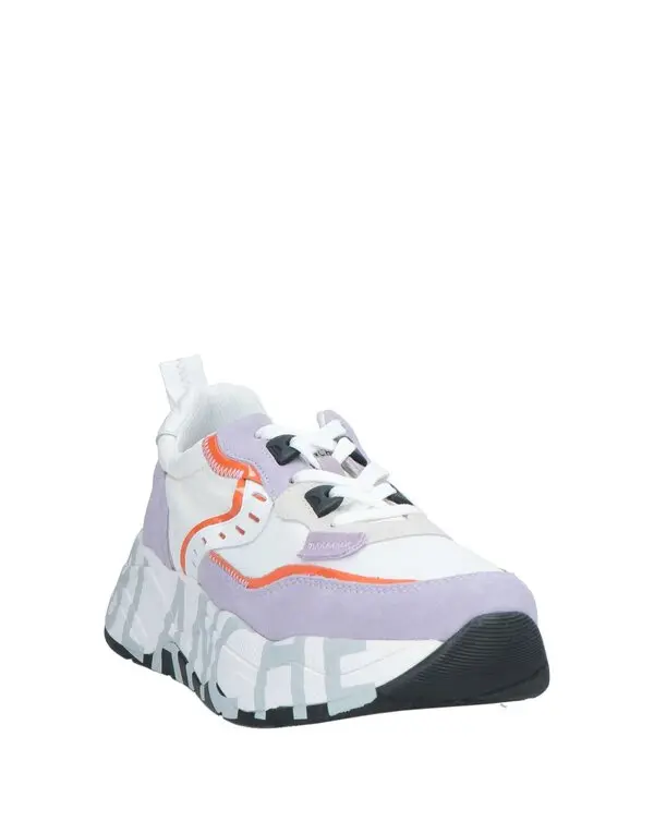 VOILE BLANCHE Chunky Textile Sneakers - White
