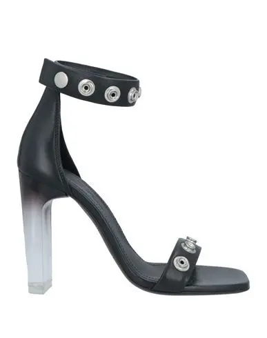 Rick Owens Metal Appliqué Leather Sandals