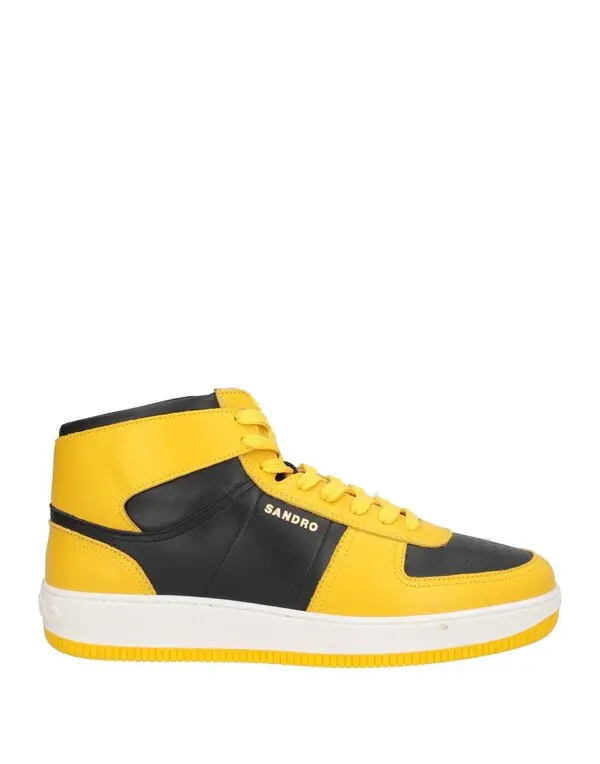 Sandro Leather High-top Sneakers