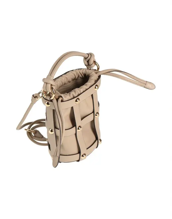 FERRAGAMO F. Cage Small Handbag - Beige
