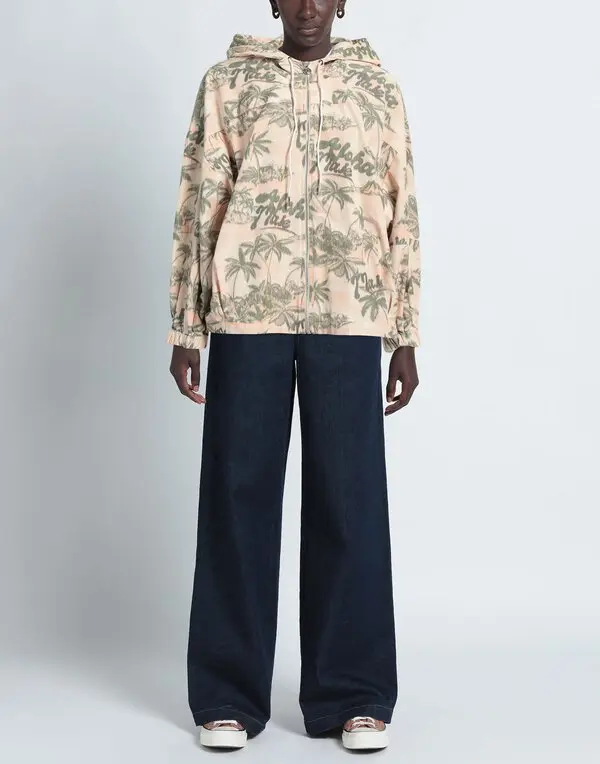 Maje Hawaiian-print Hooded Jacket