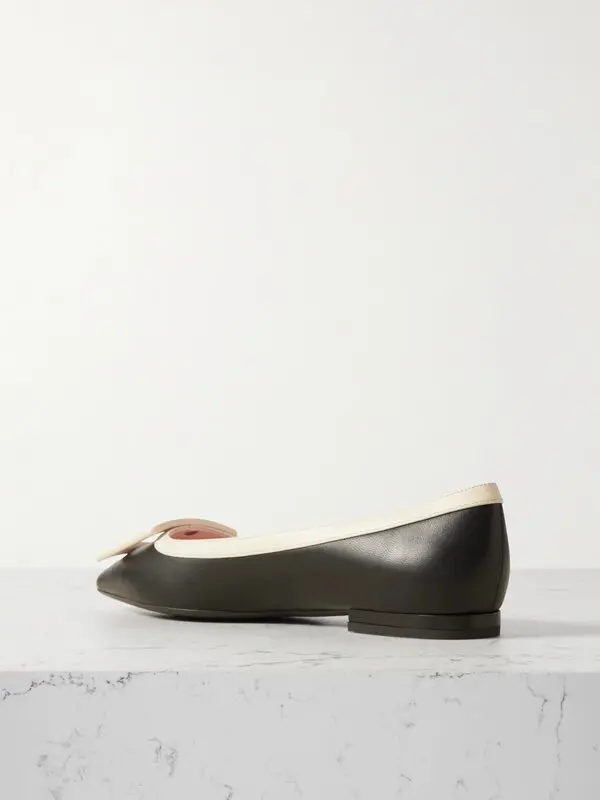 ROGER VIVIER Gommettine Ballet Flats - Black