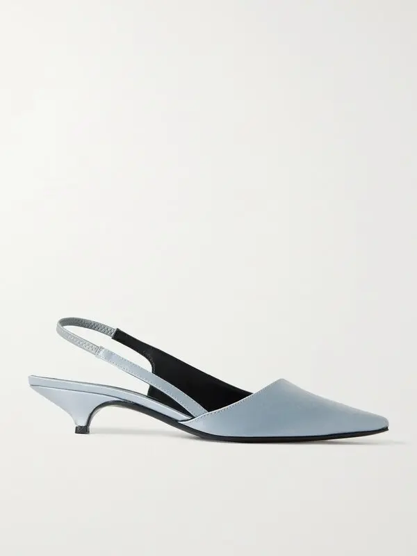 Loulou De Saison Loulou Studio Sulue Satin Slingback Pumps