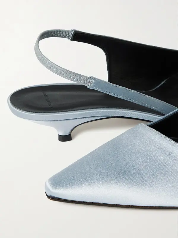 Loulou De Saison Loulou Studio Sulue Satin Slingback Pumps