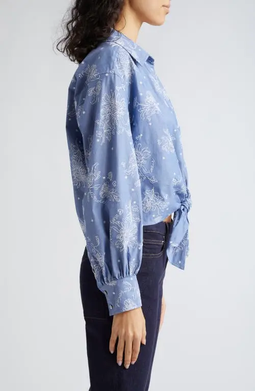 Cinq À Sept Abrielle Tie-hem Shirt