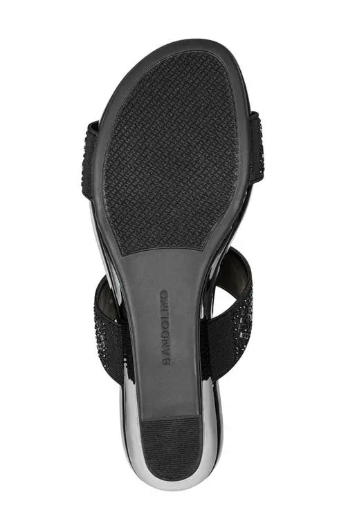 Bandolino Iluvit Wedge Sandal - Black