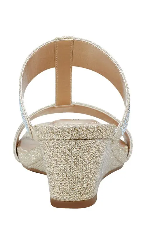 Bandolino Iluvit Wedge Sandal - Gold