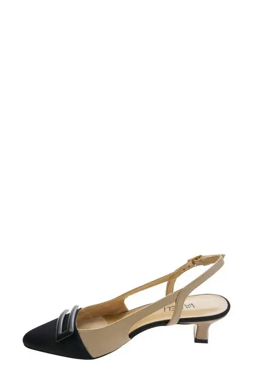 Vaneli Tady Pointed Toe Slingback Pumps - Pudding