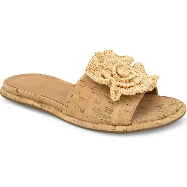 Gentle Souls By Kenneth Cole Lucy Slide Sandal - Natural Cork