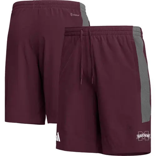 Adidas Mississippi State Bulldogs Aeroready Shorts - Maroon