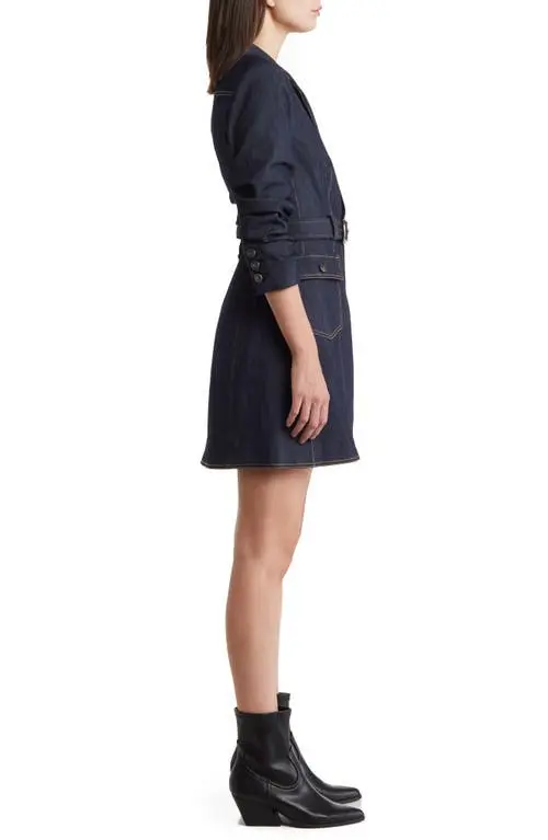 Cinq À Sept Jenessa Belted Denim Blazer Dress
