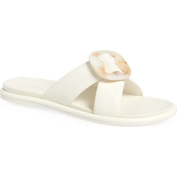 Olukai La'i Slide Sandal - White Sand / White Sand