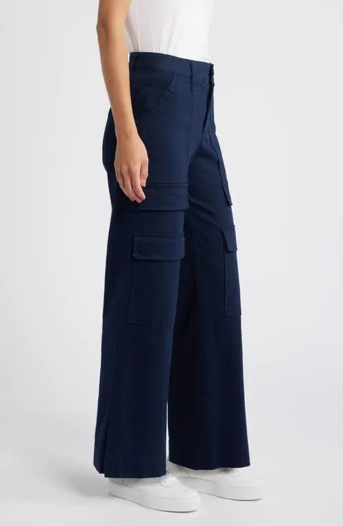 Wit & Wisdom Skyrise Wide Leg Utility Pants - Navy