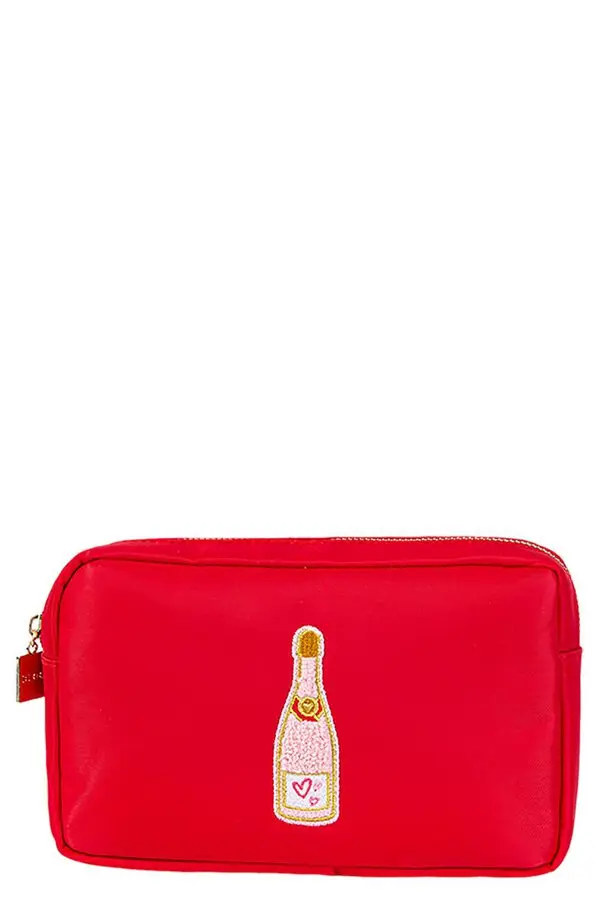 BLOC BAGS Champagne Bottle Cosmetics Bag