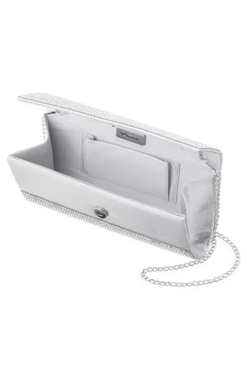 Nina Hope Clutch - Silver