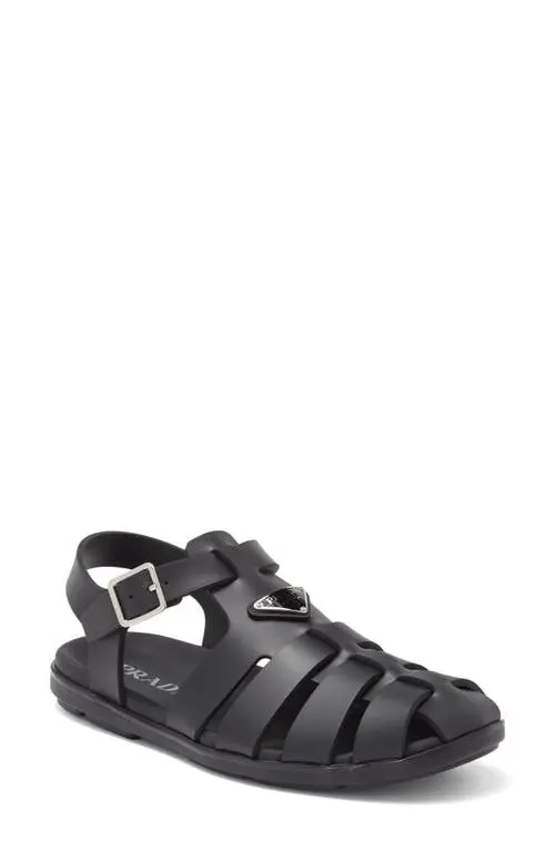 Prada Rubber Fisherman Sandal