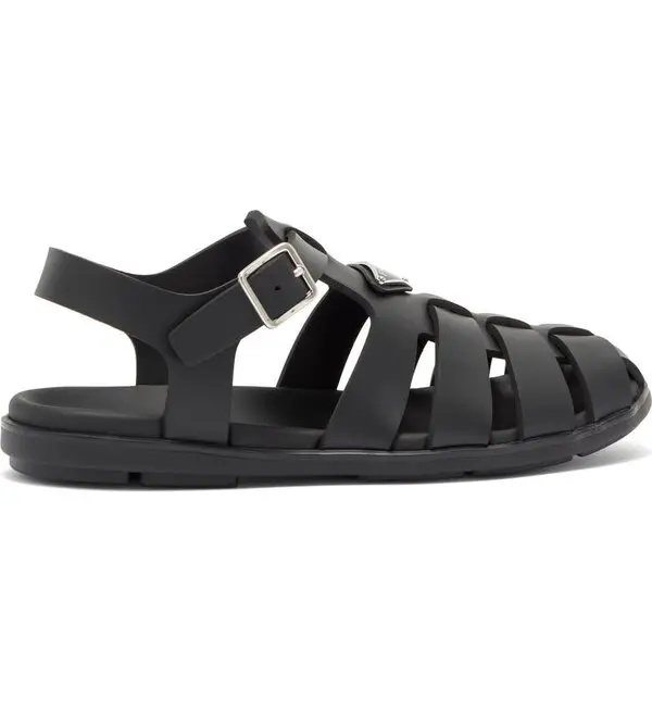 Prada Rubber Fisherman Sandal