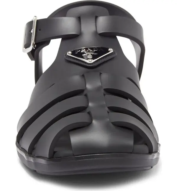 Prada Rubber Fisherman Sandal