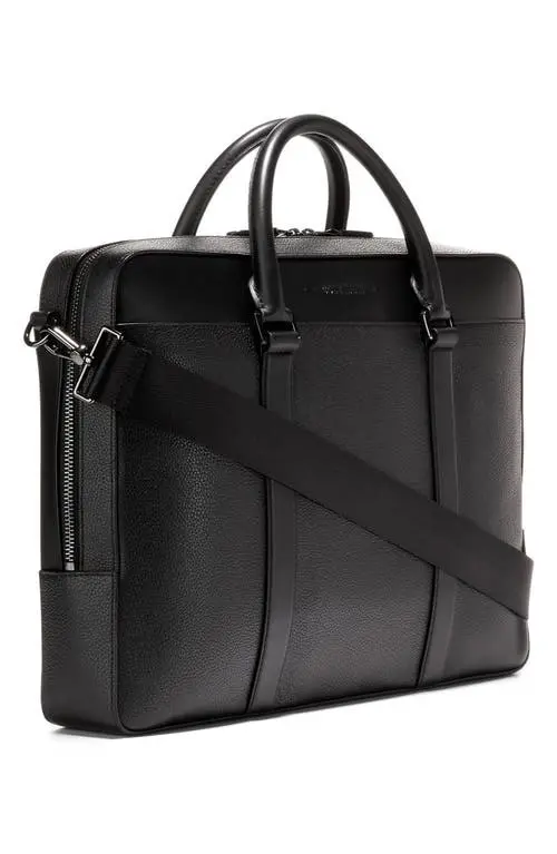 Cole Haan Triboro Leather Briefcase - Black